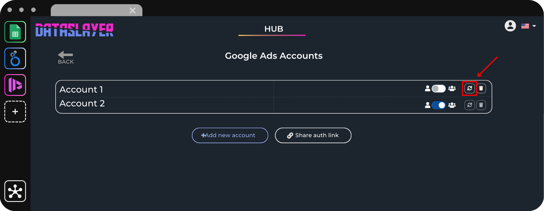 How to refresh your Hub connection authorization